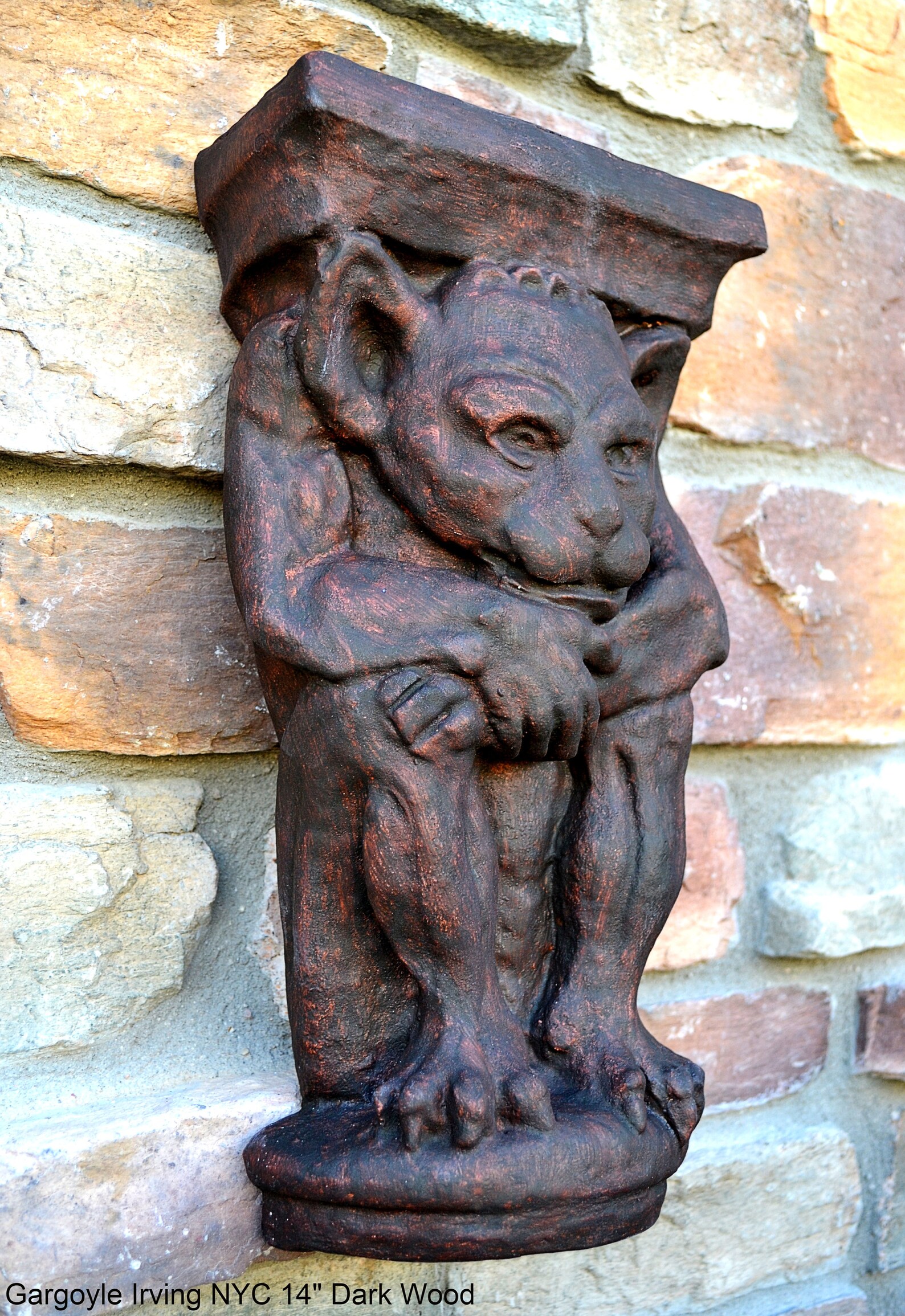 Gargoyle Irving NYC Wall Shelf Corbel Grotesque Goblin Sculpture Www ...