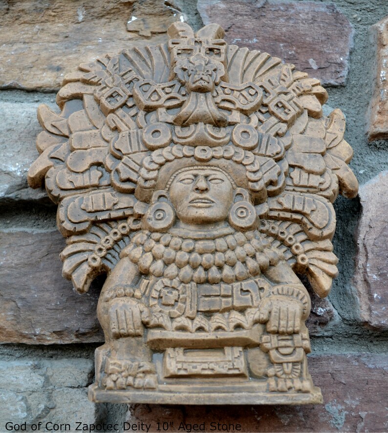 History Aztec Maya Mesoamerica God of Corn Zapotec Deity - Etsy