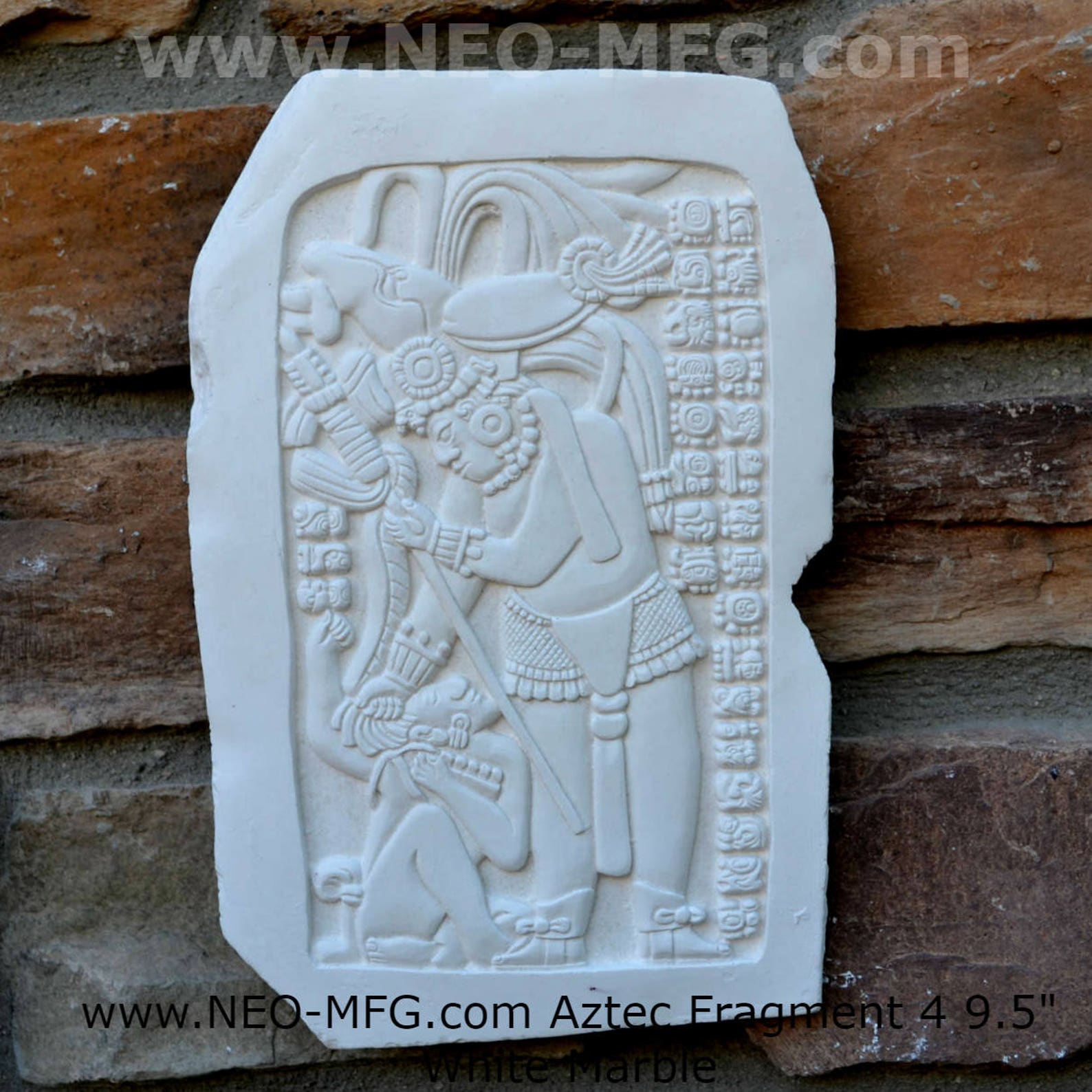 History Aztec Maya Mesoamerica Lintel 46 Plaque Wall Sculpture | Etsy