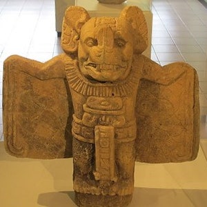 Aztec Mayan Bat Zotz En Guate Sculpture Statue Art 12" Www.neo-mfg.com ...