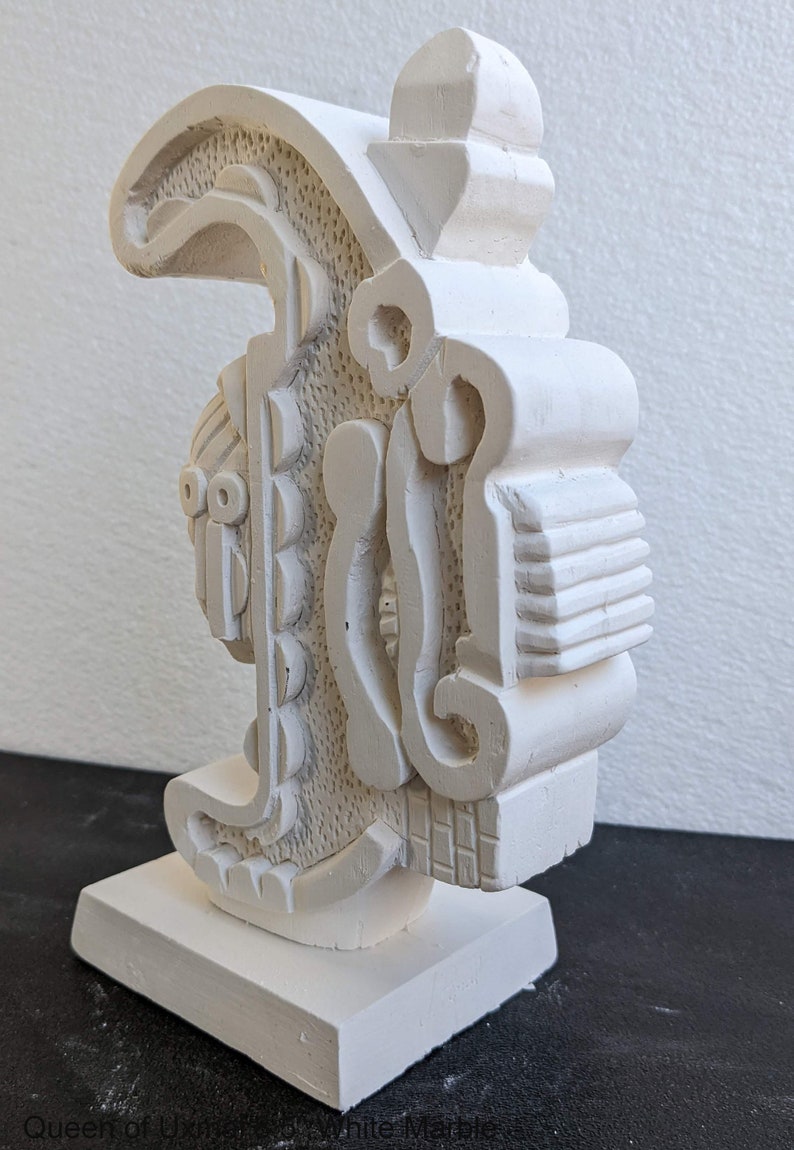 Aztec Mayan Queen of Uxmal Architectural Element Bust Sculpture 8.5 ...