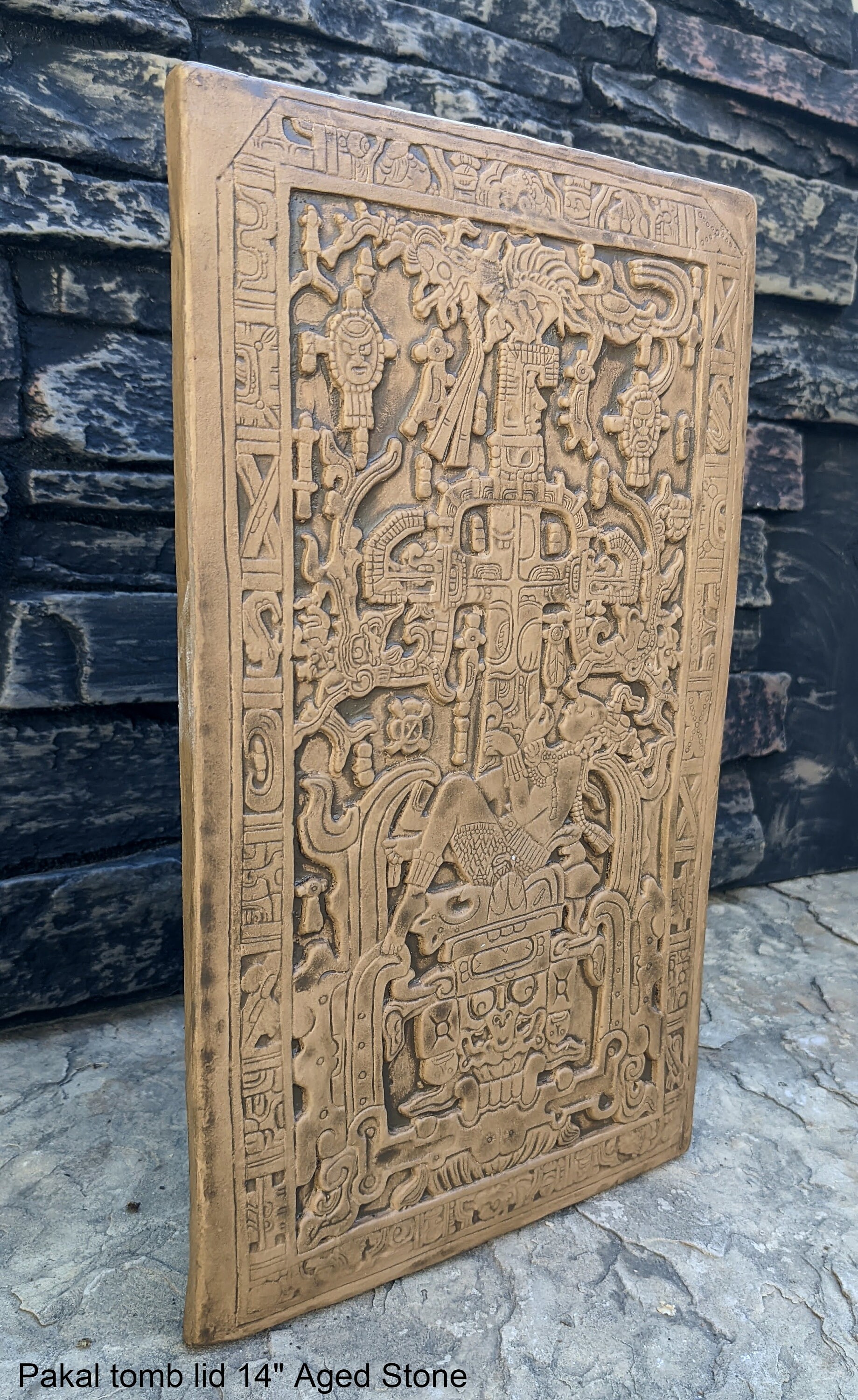 History Aztec Mayan Sarcophagus of King Kinich Janaab Pakal - Etsy Finland