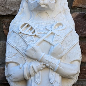 Egyptian Bastet Cat Fragment Torso Sculptural Wall Relief Bust Www.neo ...