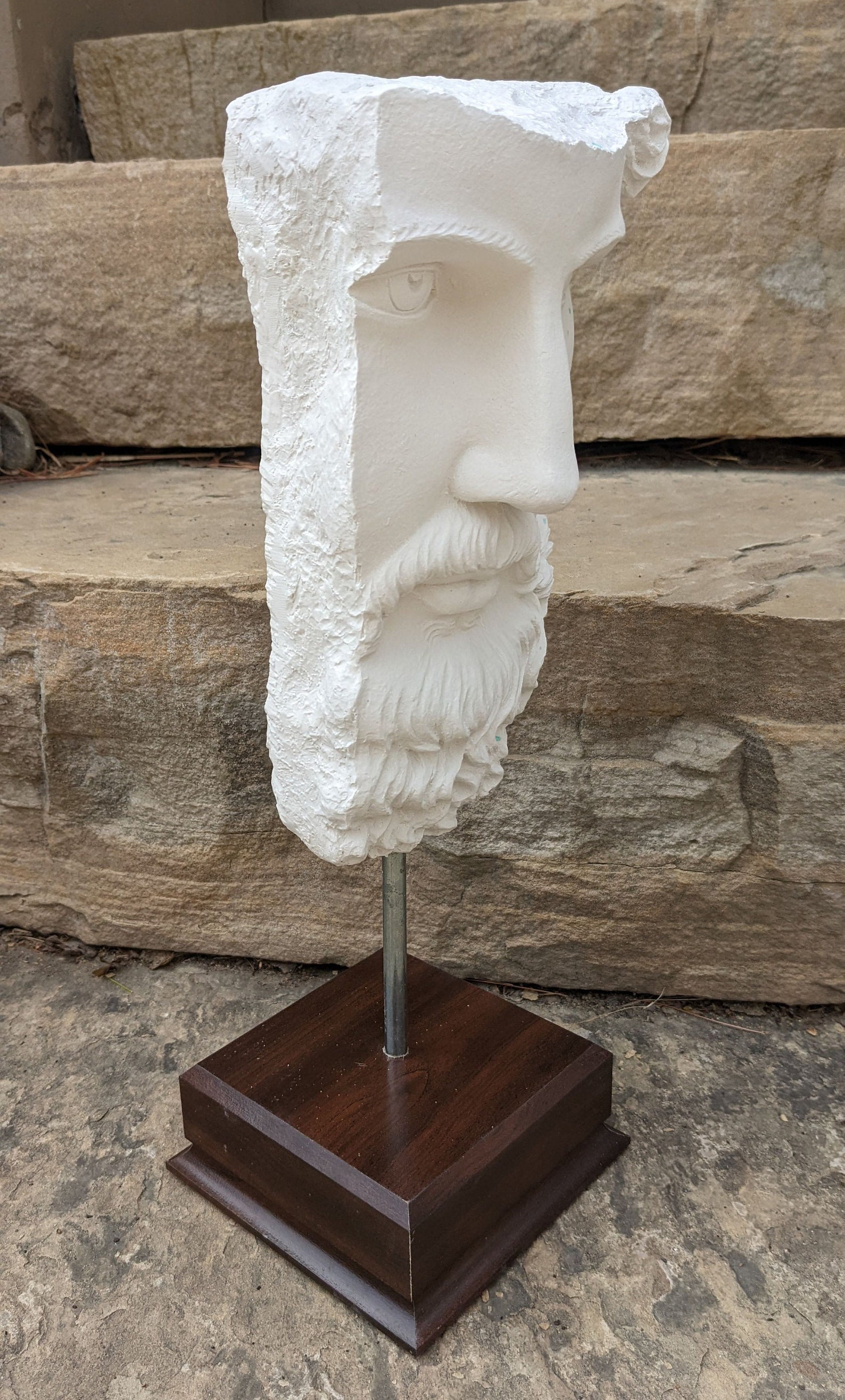 Roman Greek Emperor Lucius Verus Fragment 3D Portrait Face - Etsy