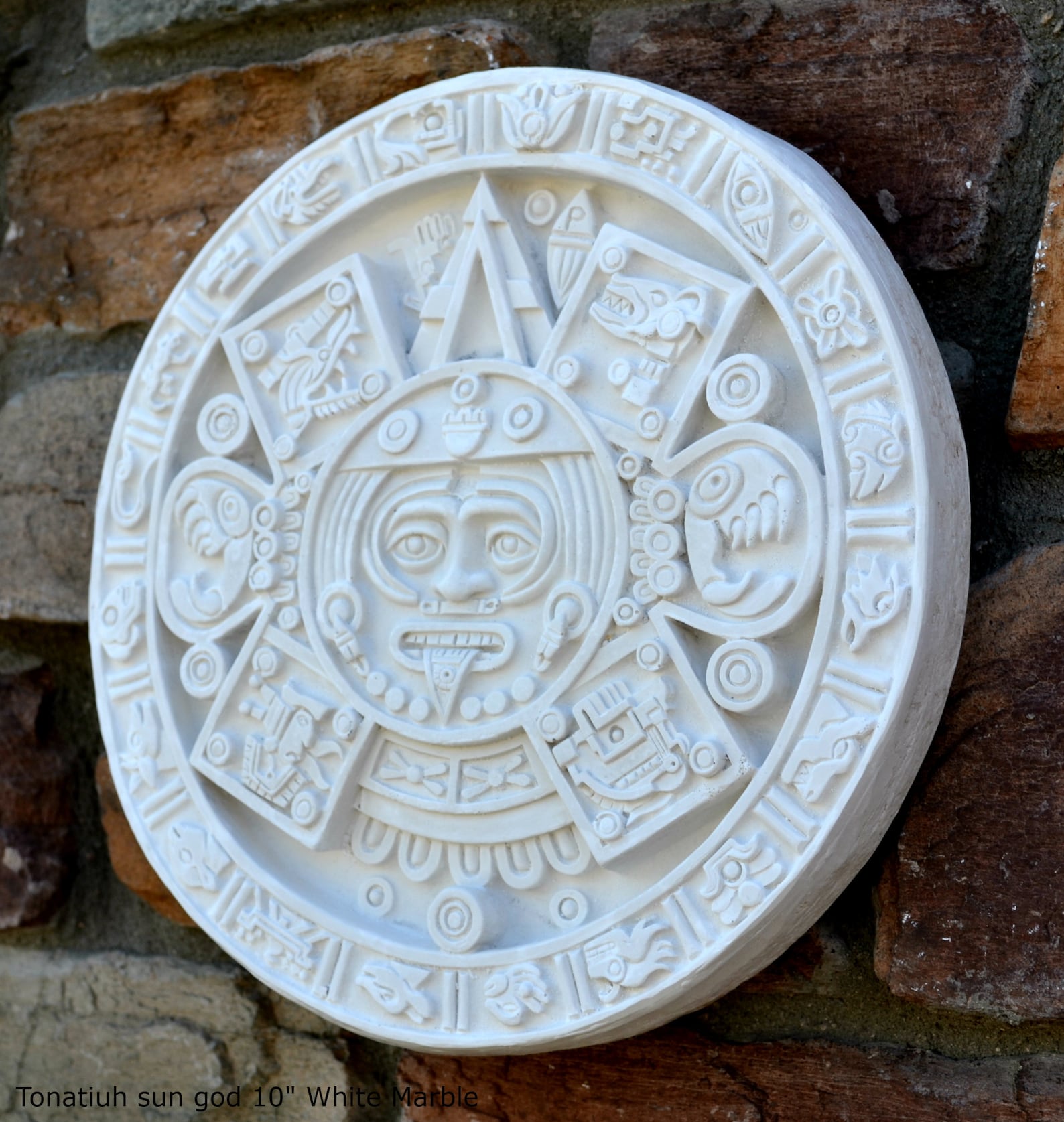 Aztec Mayan Tonatiuh Sun God Relief Sculpture Ancient Replica Www.neo ...