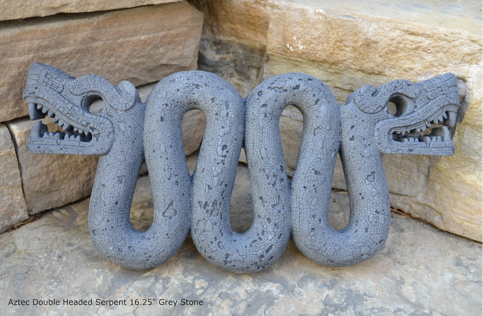 History Aztec Double Headed Serpent Maya Artifact Carved - Etsy UK