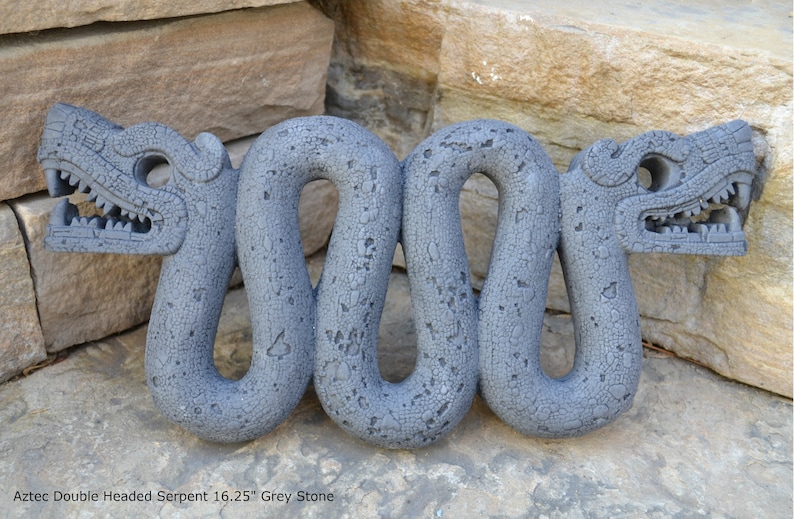 History Aztec Double Headed Serpent Maya Artifact Carved - Etsy Australia