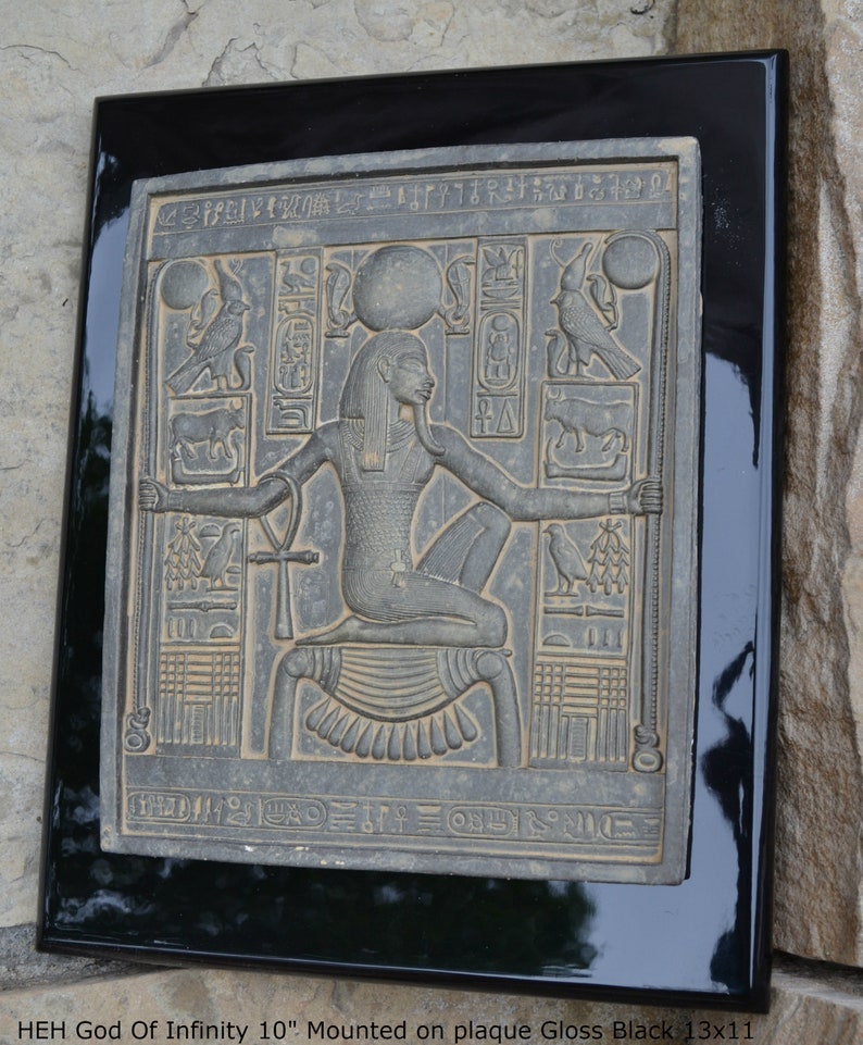 Egyptian HEH God of Infinity Tutankhamen Fragment Plaque Wall - Etsy