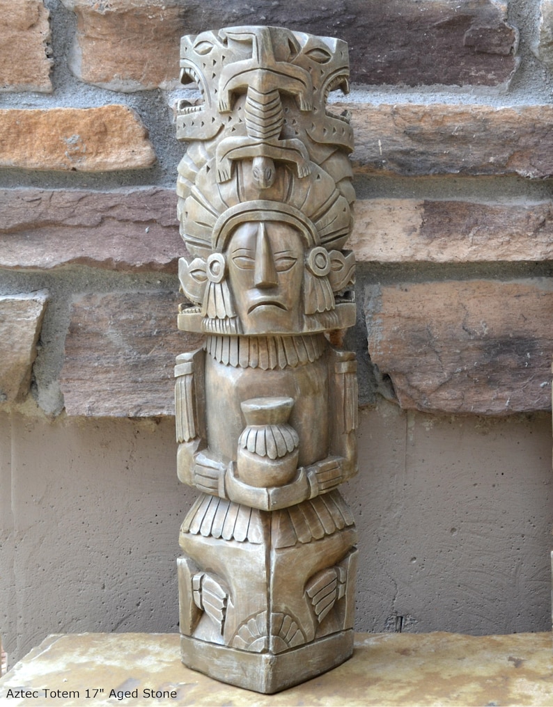History Aztec Maya Mesoamerica Totem Medicine Man Artifact | Etsy