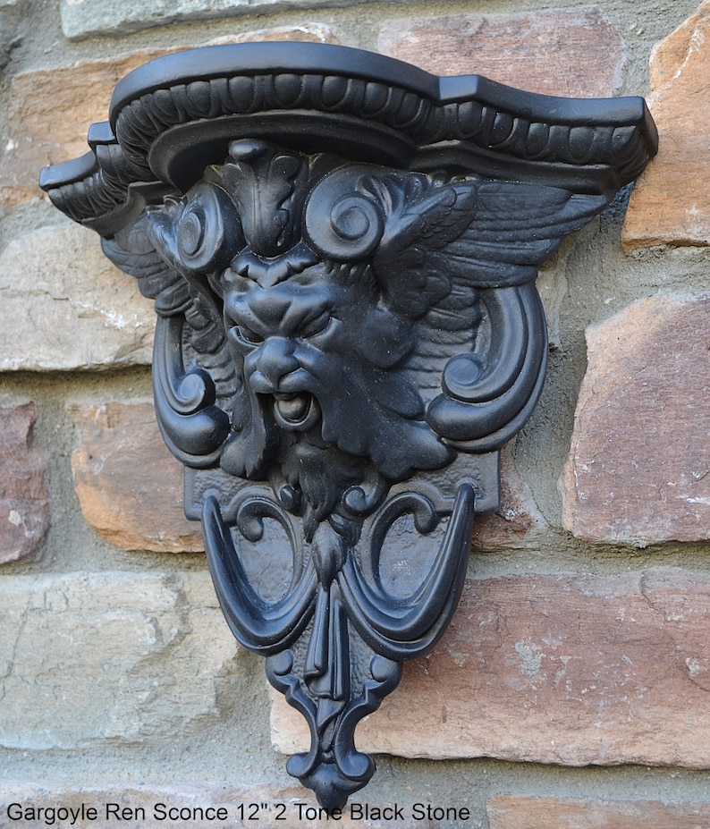 Gargoyle Satyr Wall Shelf Corbel Grotesque Goblin Sculpture - Etsy