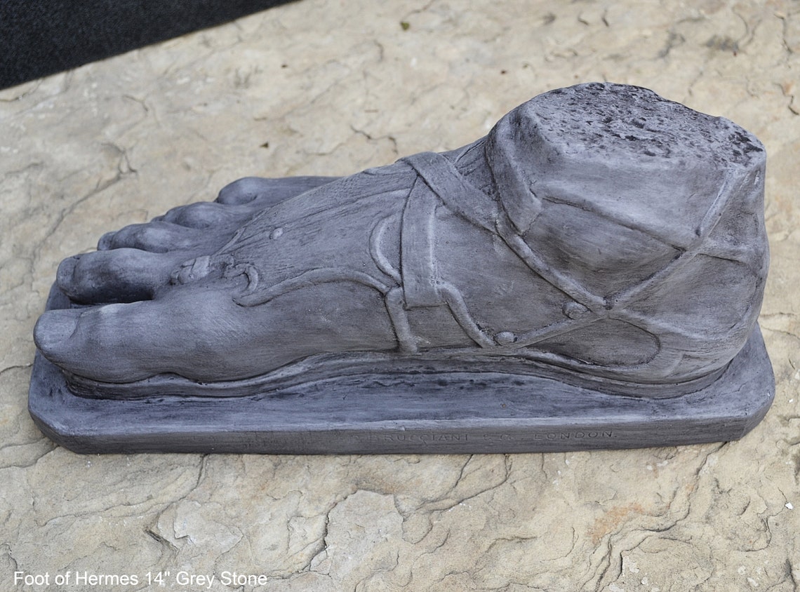 Roman Greek Foot of Hermes Sculpture Relief 14 - Etsy