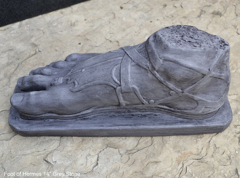 Roman Greek Foot of Hermes Sculpture Relief 14" Www.neo-mfg.com - Etsy