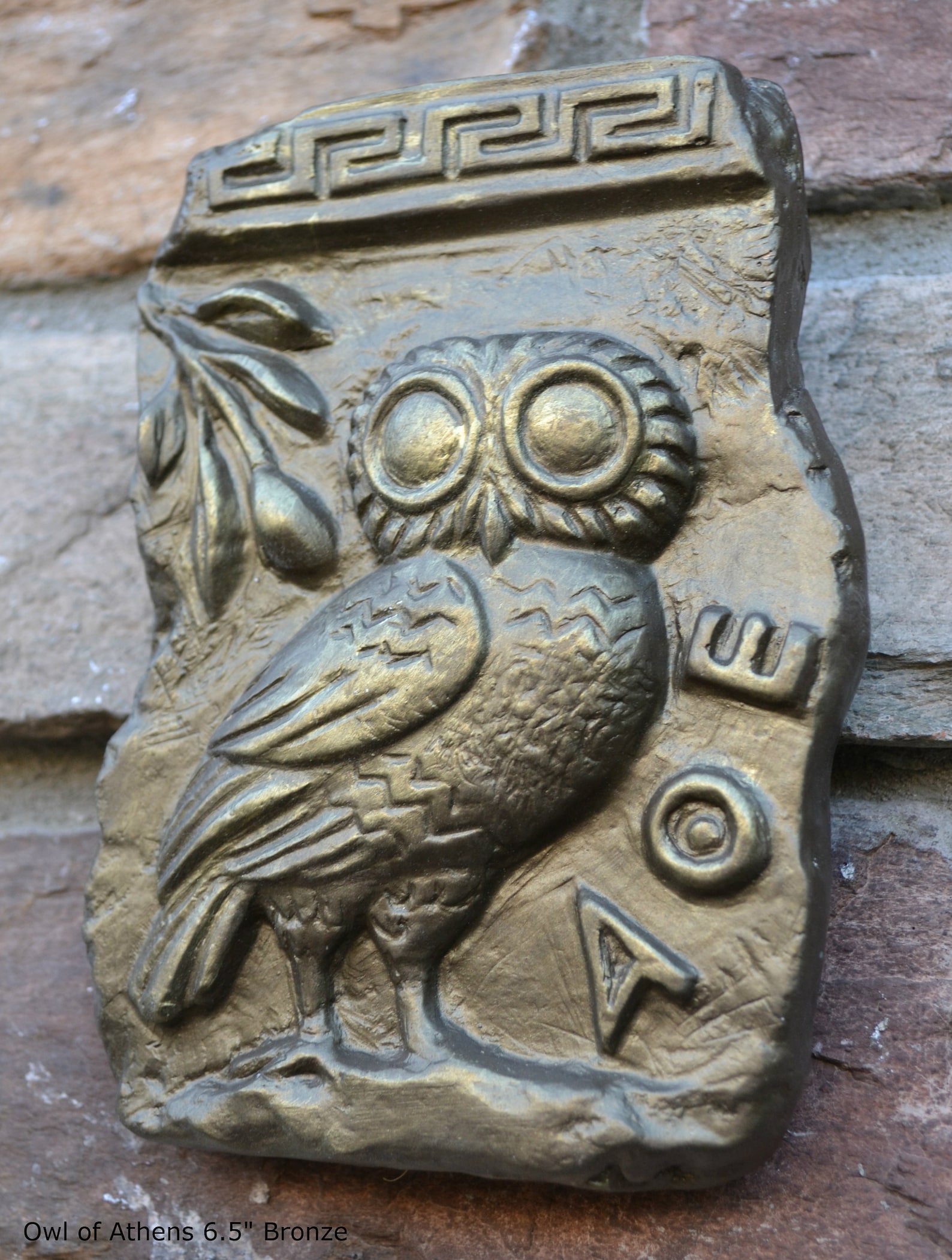 Roman Greek Owl of Athens Fragment Sculptural Wall Relief | Etsy