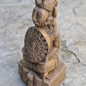 Aztec Mayan Idol Great Turtle & Sun Stone 9.5" Statue Sculpture Www.neo-mfg.com Maya - Etsy