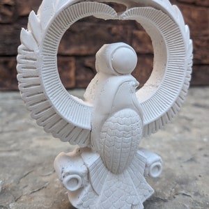 Egyptian Eye Horus Ra Falcon Artifact Carving Sculpture Statue 7" Www ...