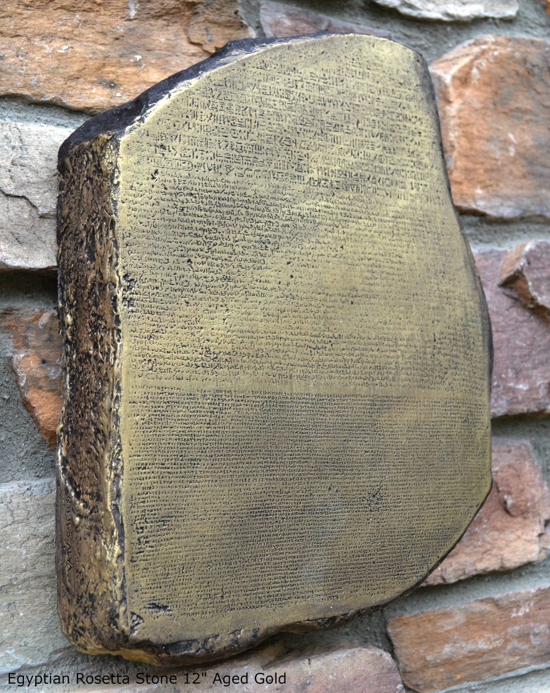 History Egyptian Rosetta Stone Sculpture Statue 12" Tall Www.neo-mfg ...