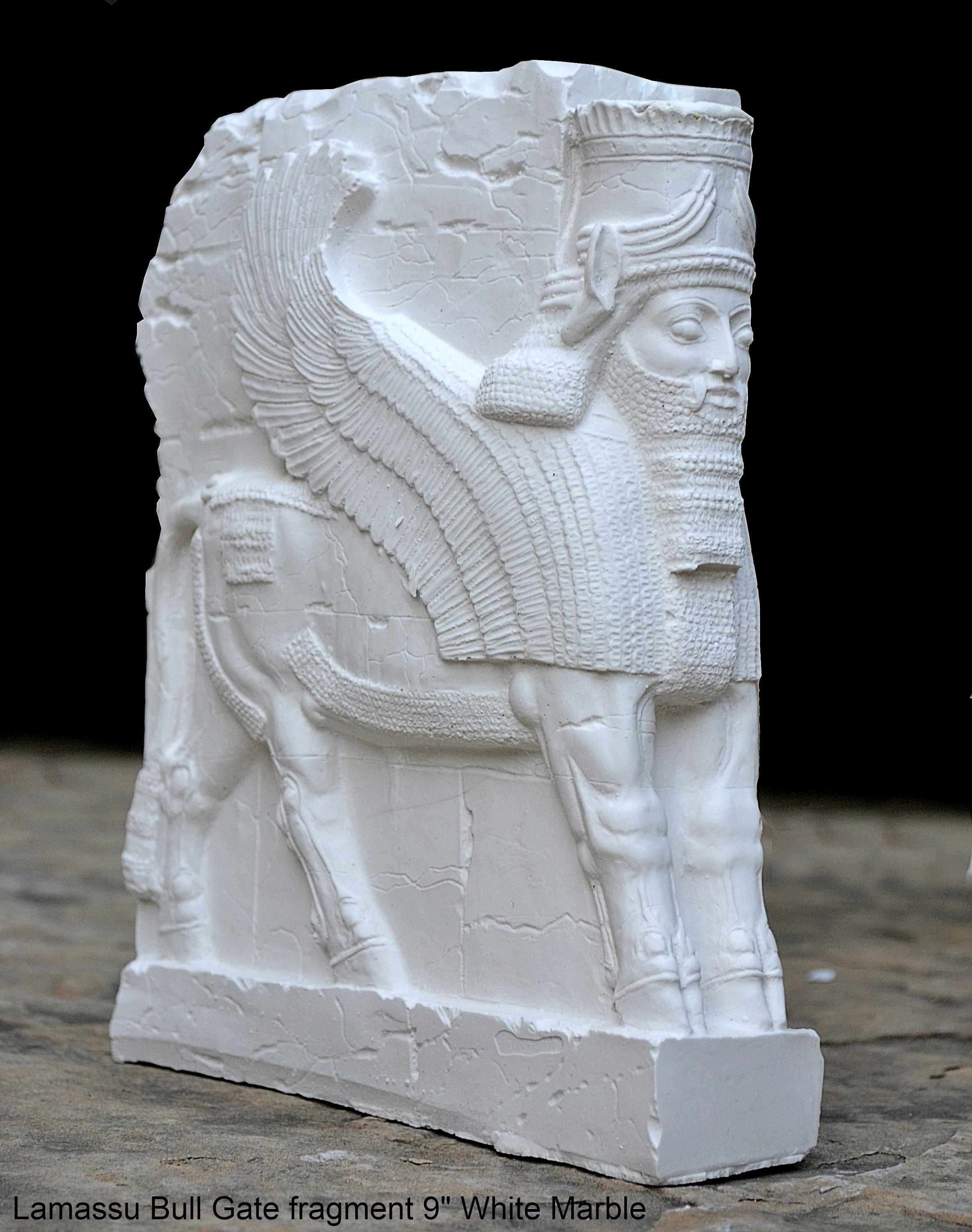 Lamassu Guardian Figure
