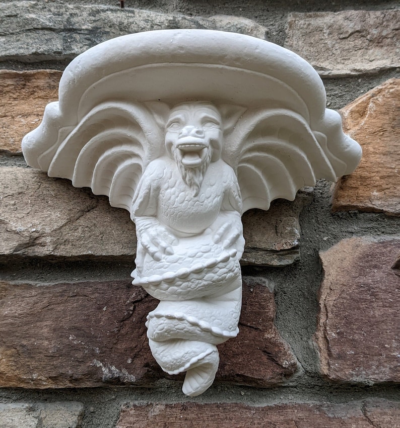 Gargoyle Satyr Wall Shelf Corbel Grotesque Goblin Dragon Mythical ...