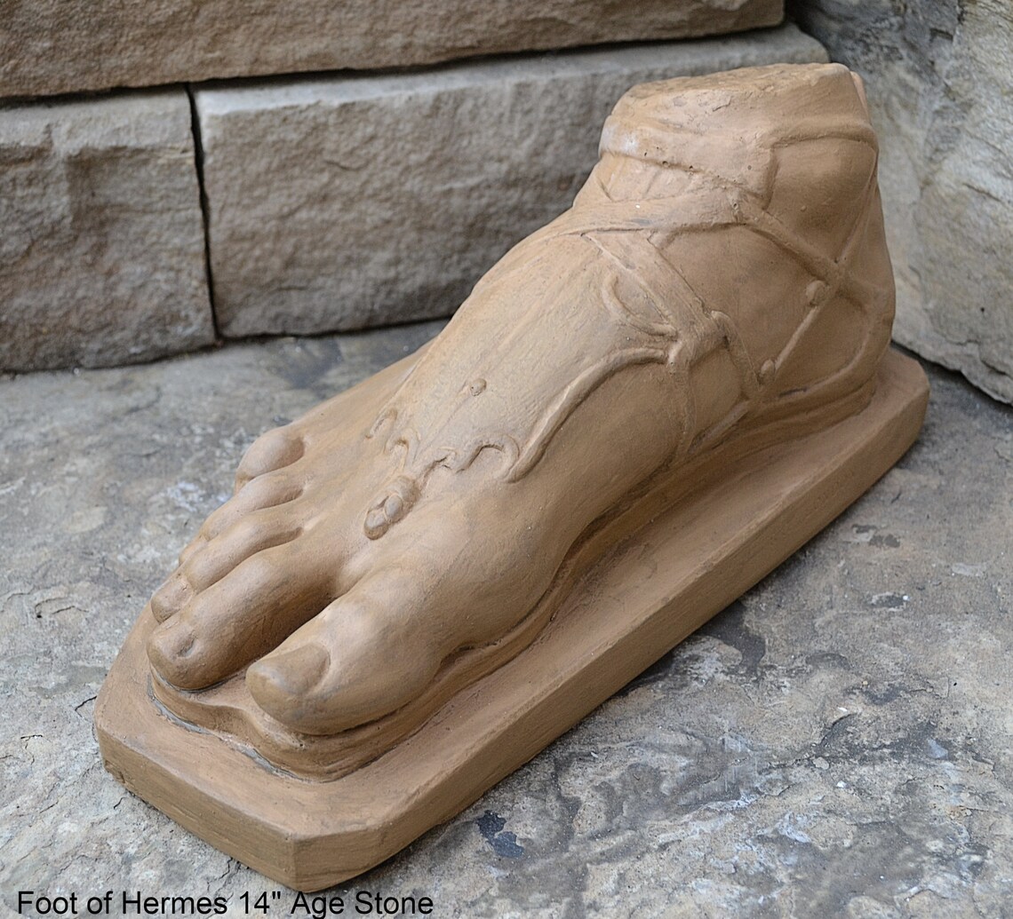 Roman Greek Foot of Hermes Sculpture Relief 14 | Etsy