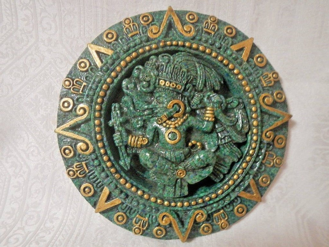 History Aztec Maya Mesoamerica Chichen Itza Ball Court Figure Plaque ...