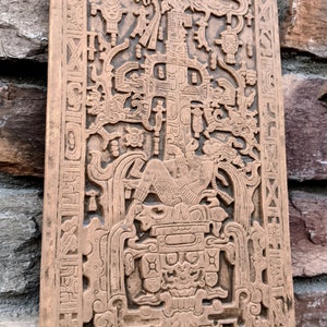 History Aztec Mayan Sarcophagus of King K’inich Janaab’ Pakal Wall ...