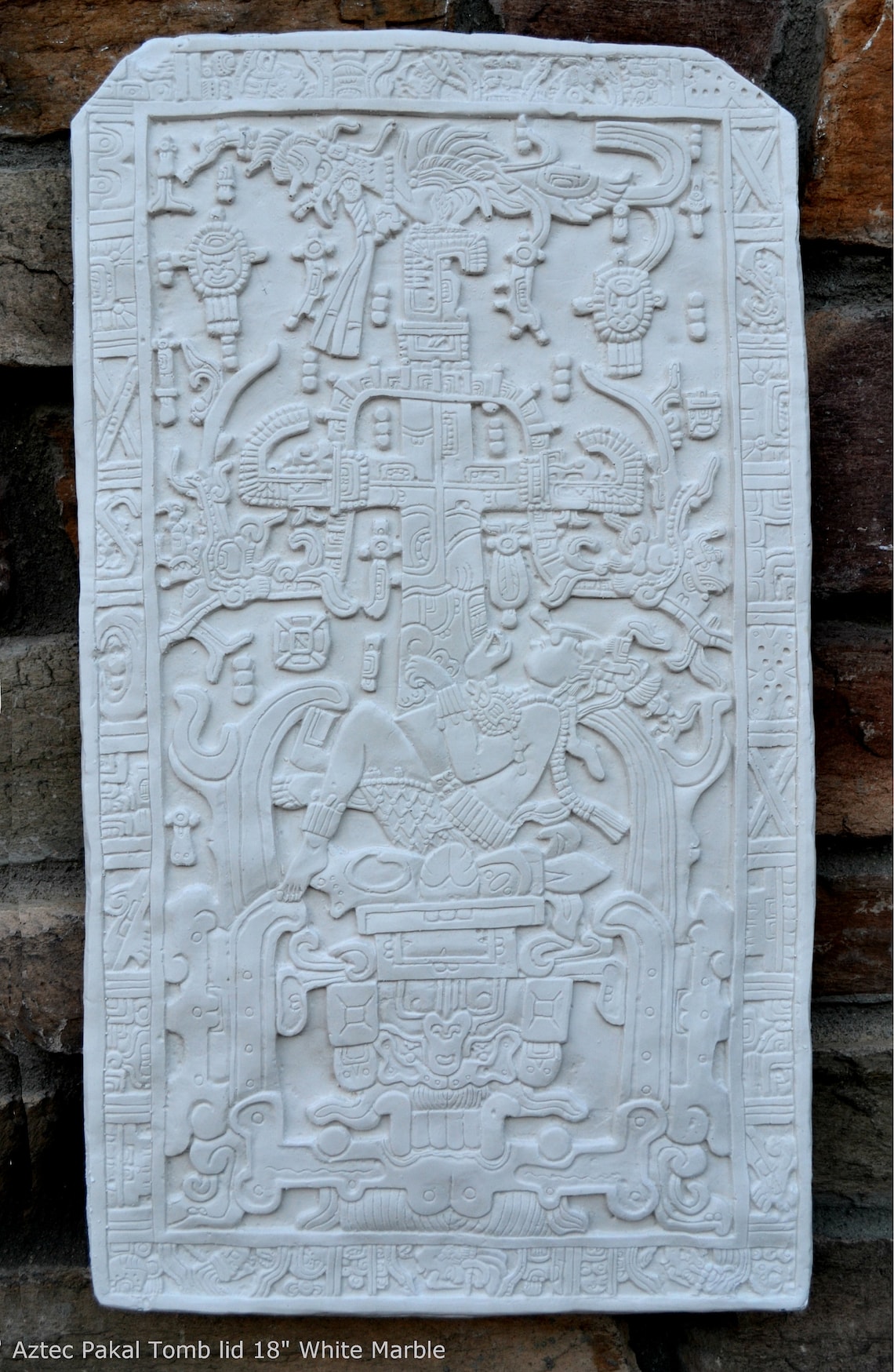 History Aztec Mayan Sarcophagus of King K’inich Janaab’ Pakal Wall ...