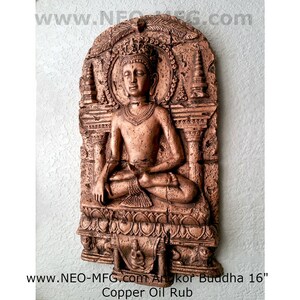 Asia Angkor Buddha Murda Artifact Wall Sculpture Statue 16" Www.neo-mfg ...