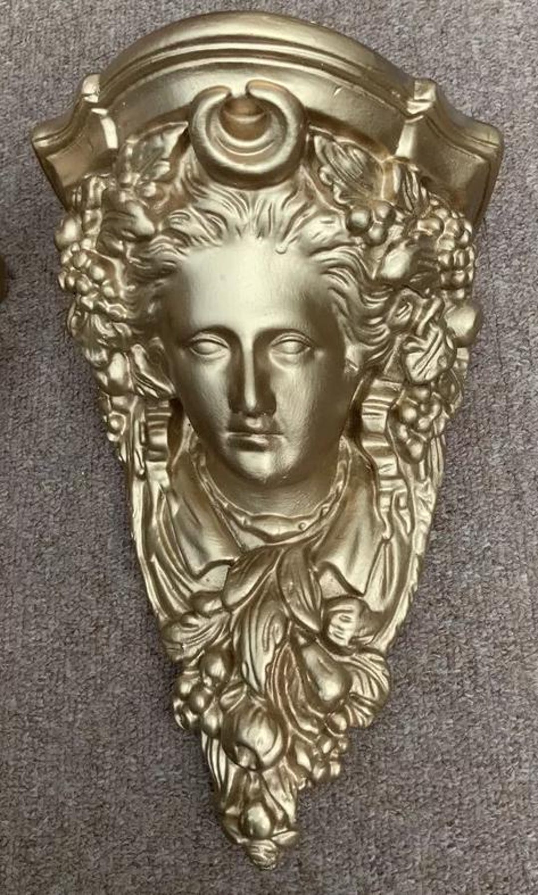 Neoclassical Maiden Wall Sconce Bracket Shelf Www.neo-mfg.com Decor ...