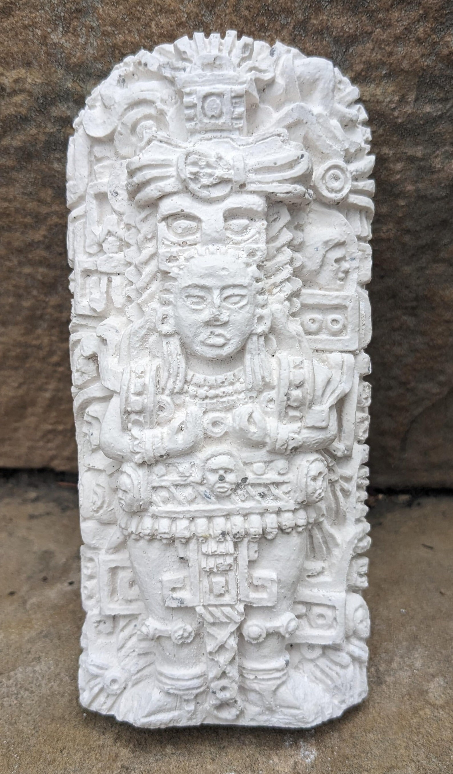 Aztec Maya Mesoamerica Totem Stela Carving Artifact Stelae - Etsy