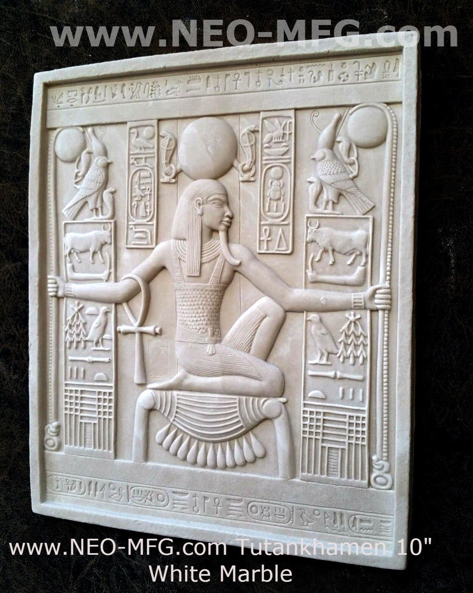 Egyptian HEH God of Infinity Tutankhamen Fragment Plaque Wall - Etsy