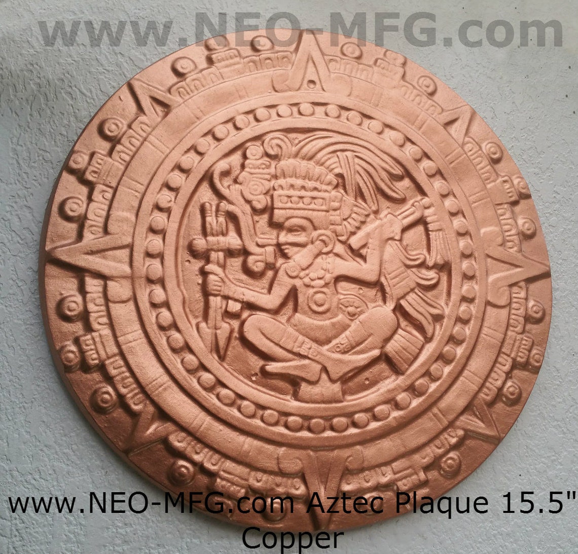 History MAYAN AZTEC Warrior Sculptural Wall Relief Plaque | Etsy