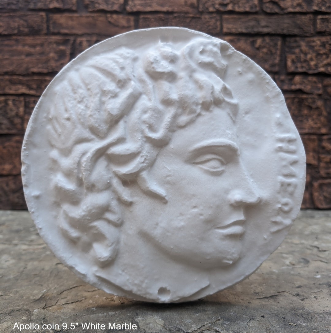 Roman Greek Apollo Coin Sculptural Wall Relief Plaque Www.neo-mfg.com 9 ...