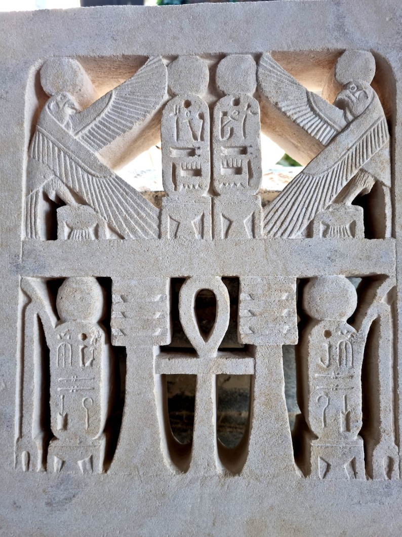 Egyptian Window Grill From a Palace of Ramesses III Wall Plaque ...