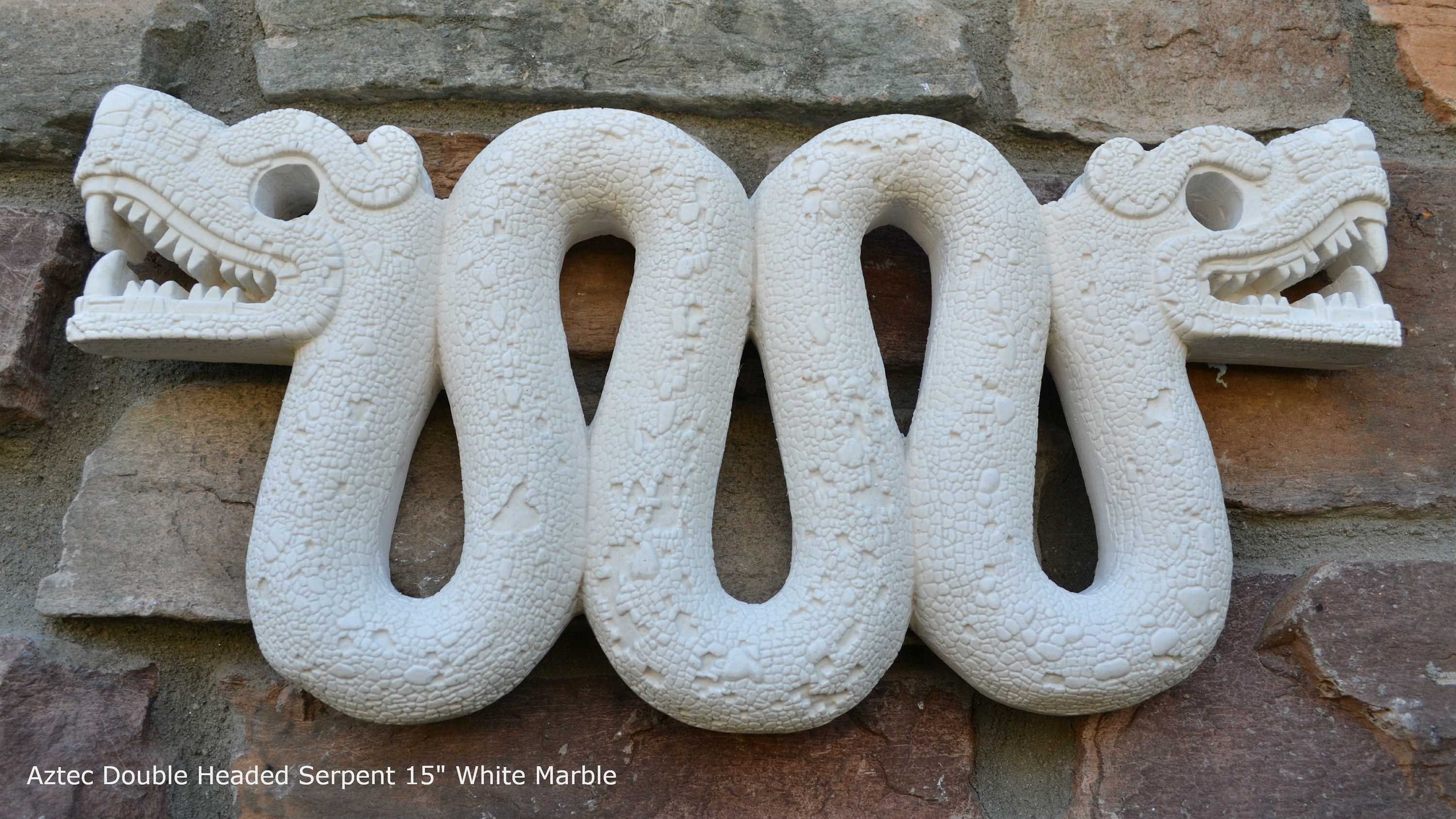 History Aztec Double Headed Serpent Maya Artifact Carved - Etsy UK