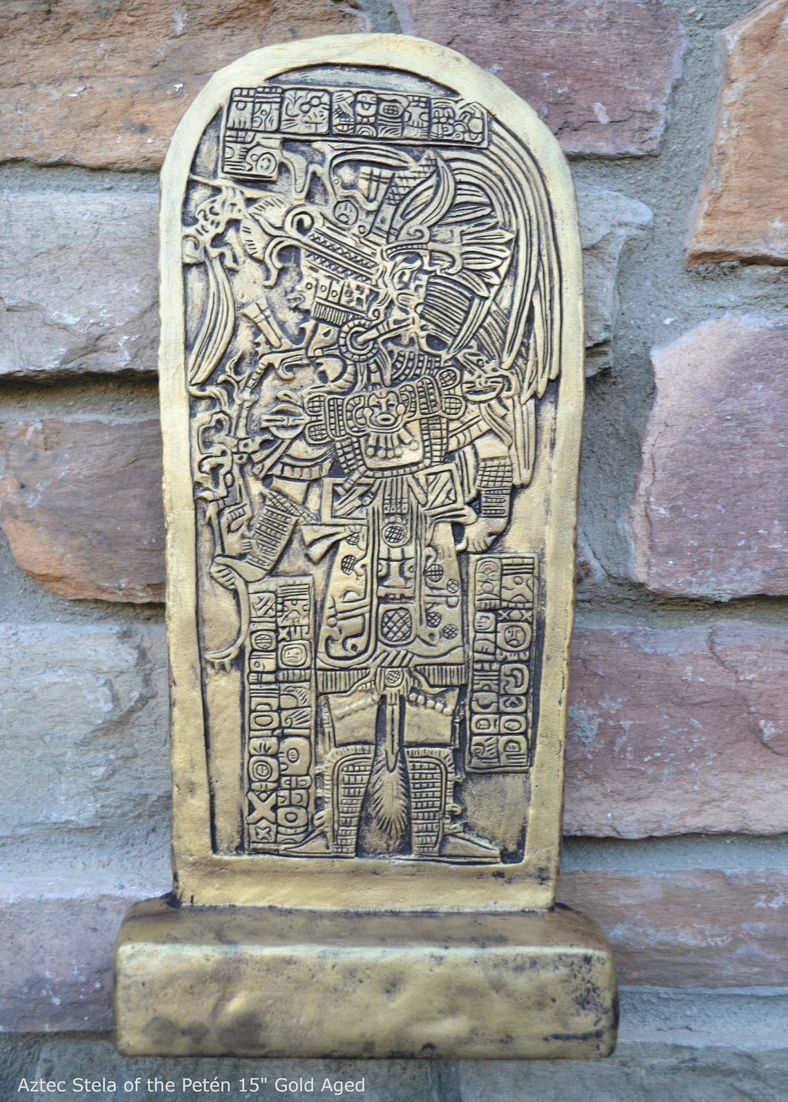 Aztec Mayan Petén Machaquilá Stela 3 Wall Plaque Art Sculpture - Etsy