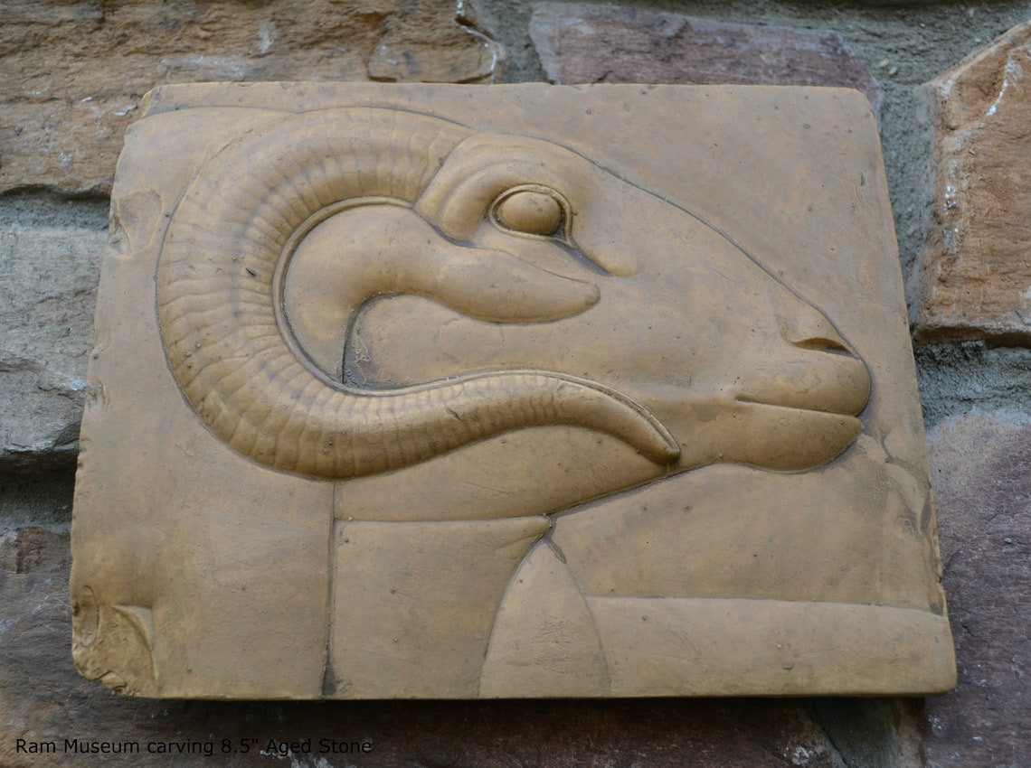 Egyptian Ram Fragment Sculpture Reproduction Art 8.5 | Etsy