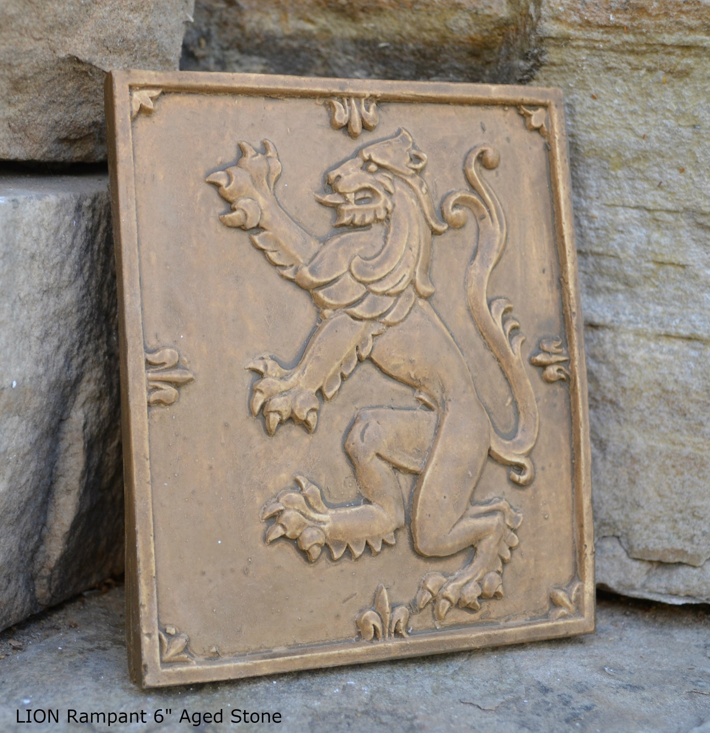 Animal LION Rampant Lowenbrau Sculpture Wall Plaque | Etsy