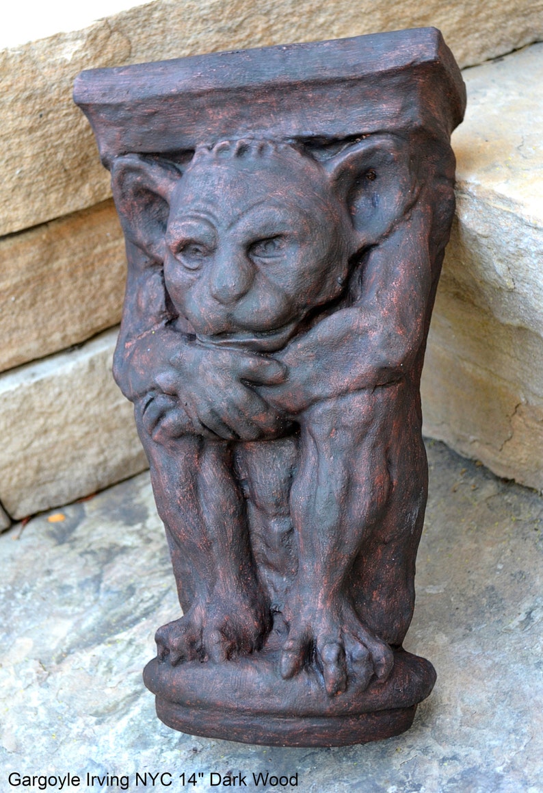 Gargoyle Irving NYC Wall Shelf Corbel Grotesque Goblin Sculpture Www ...