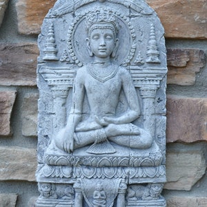 Asia Angkor Buddha Murda Artifact Wall Sculpture Statue 16" Www.neo-mfg ...