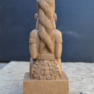 Aztec Mayan Idol Great Turtle & Sun Stone 9.5" Statue Sculpture Www.neo ...