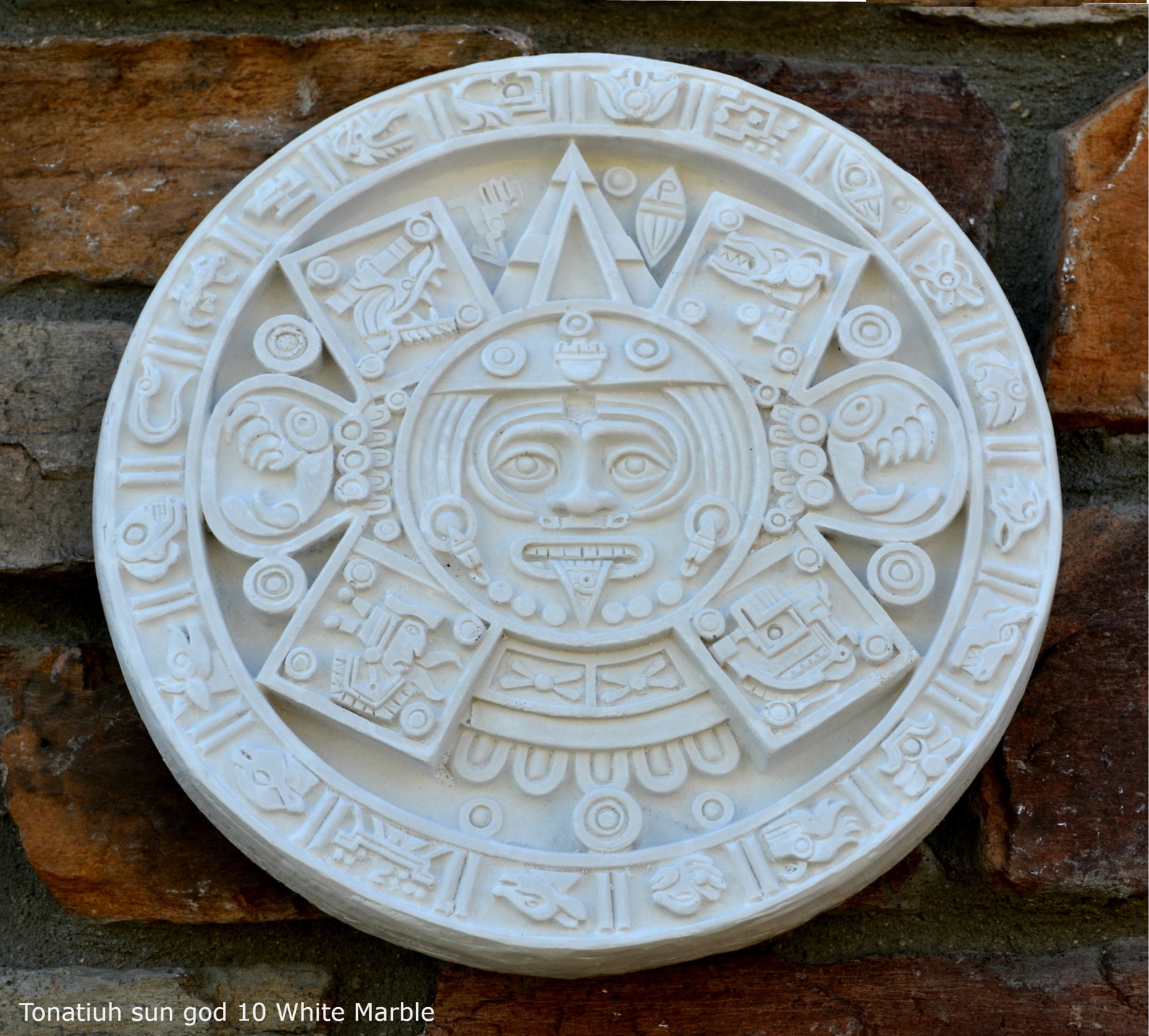 Aztec Mayan Tonatiuh Sun God Relief Sculpture Ancient Replica | Etsy