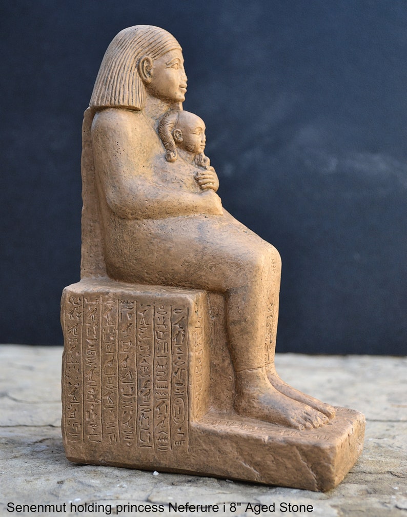 History Egyptian Senenmut Holding Princess Neferure I Artifact - Etsy