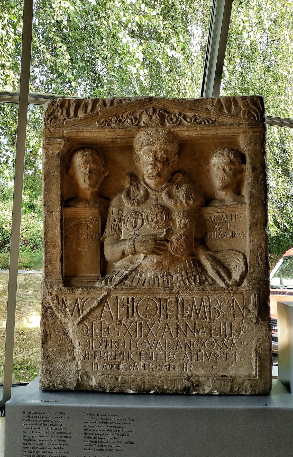 Roman Greek Roman Centurion - Tombstone of Marcus Caelius Sculptural ...
