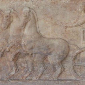 Roman Greek Chariot Race Apobates Artifact Carved Sculpture Statue Www ...