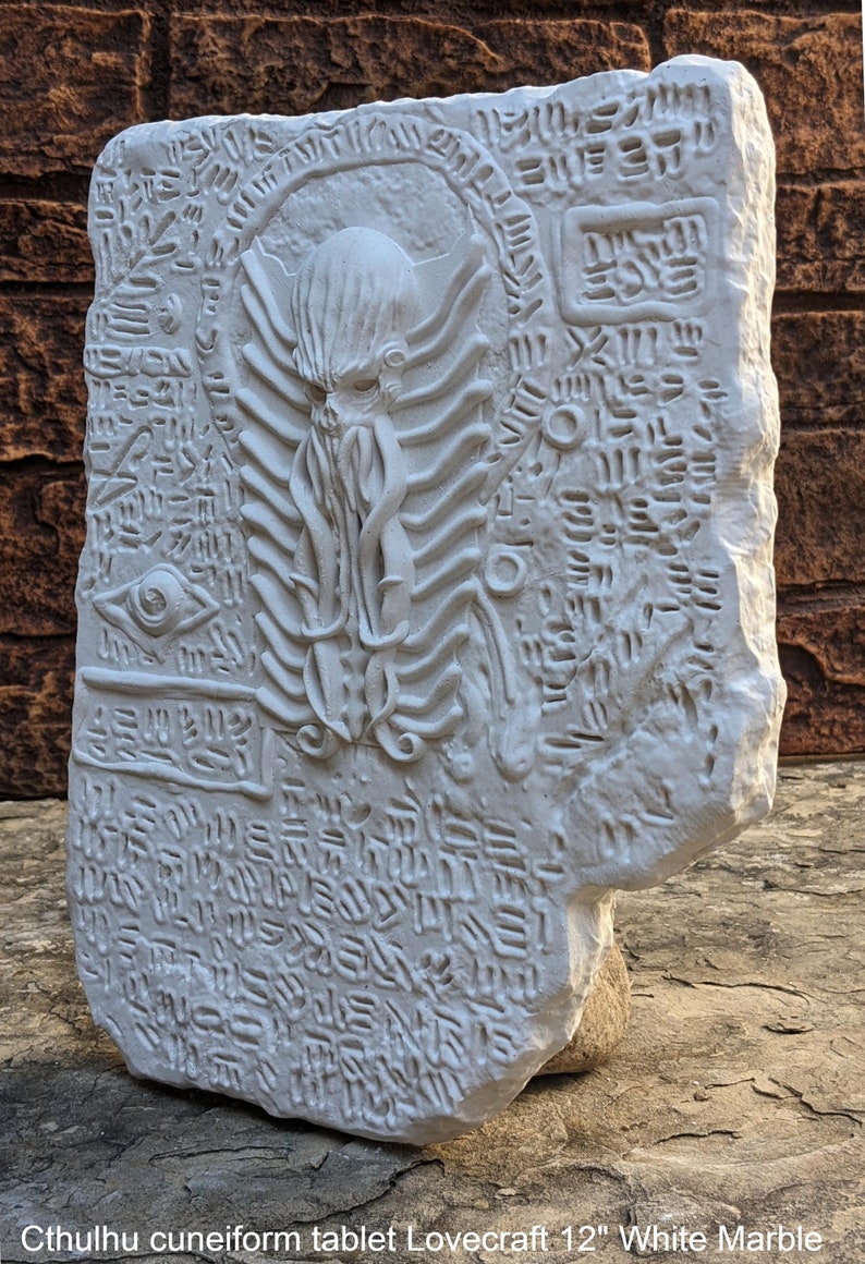 Cthulhu Cuneiform Tablet Sculpture Wall Plaque Www.neo-mfg.com 12 ...