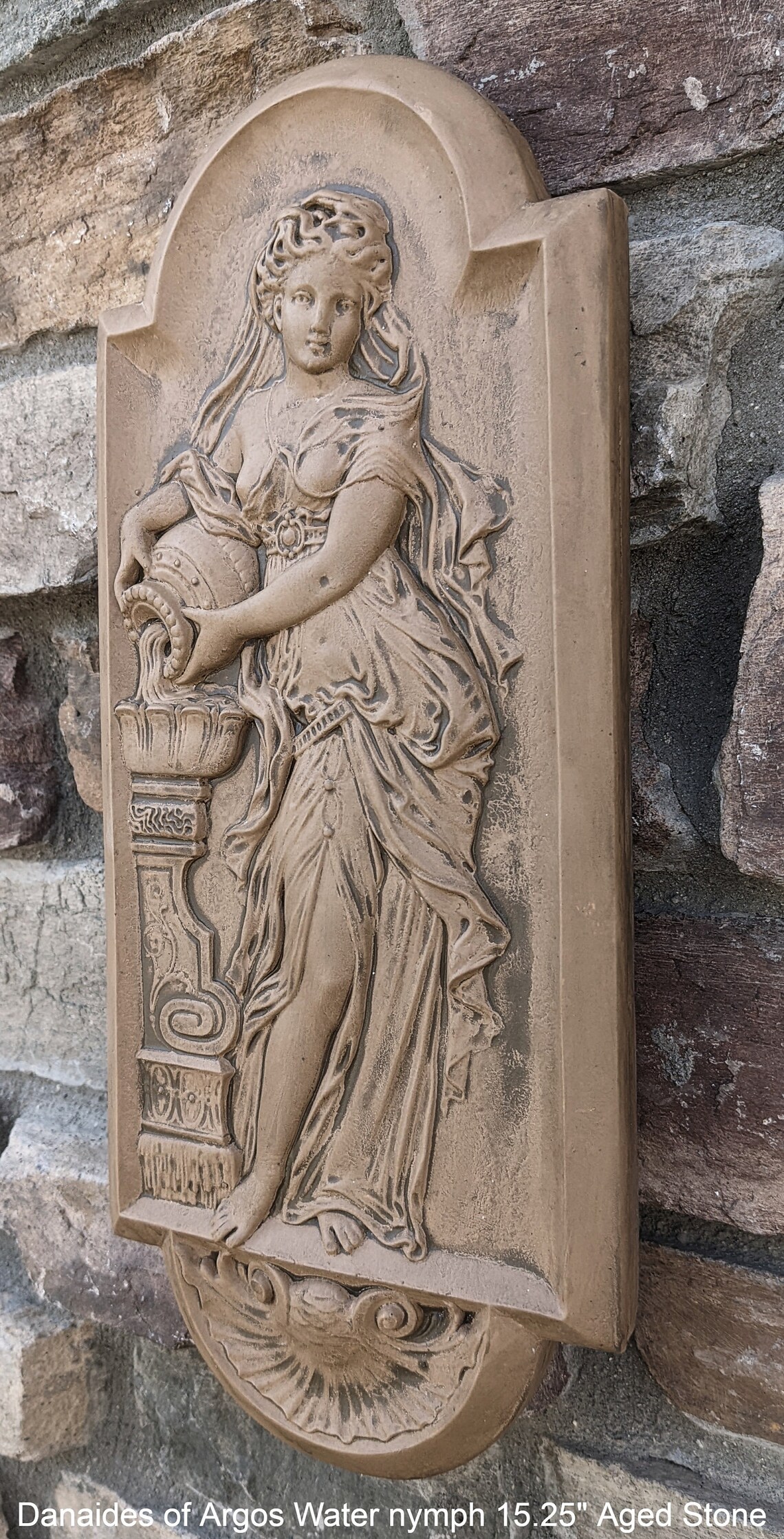 Roman Greek Carved Nymph Fountain of Innocents Danaides of Argos Water ...
