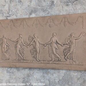 Roman Greek Bacchantes Dancing Muses Dance Sculptural Wall Frieze ...