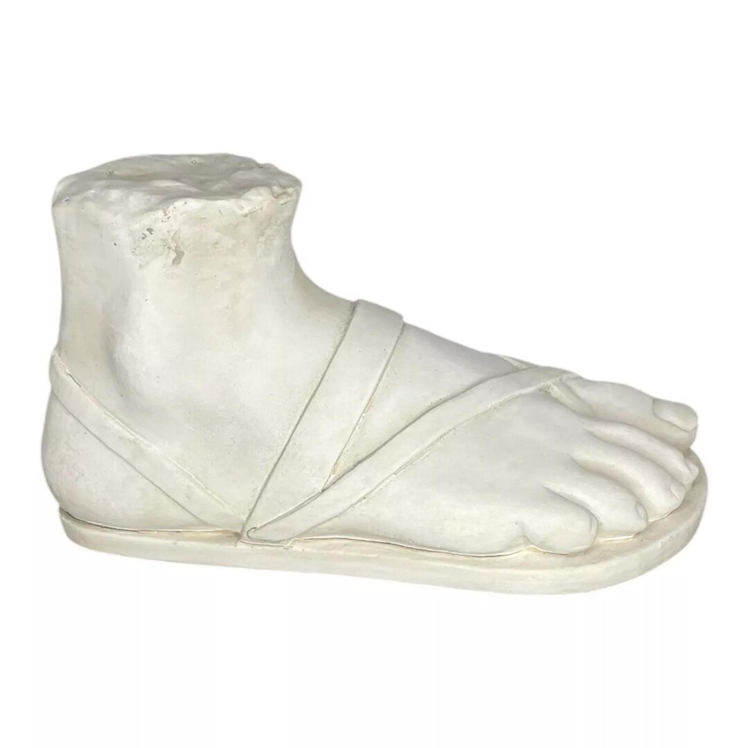 Roman Greek Foot of Hermes Sculpture Relief 10" Www.neo-mfg.com - Etsy