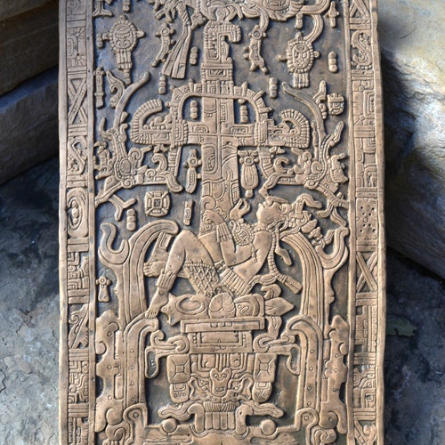 History Aztec Mayan Sarcophagus of King Kinich Janaab Pakal | Etsy
