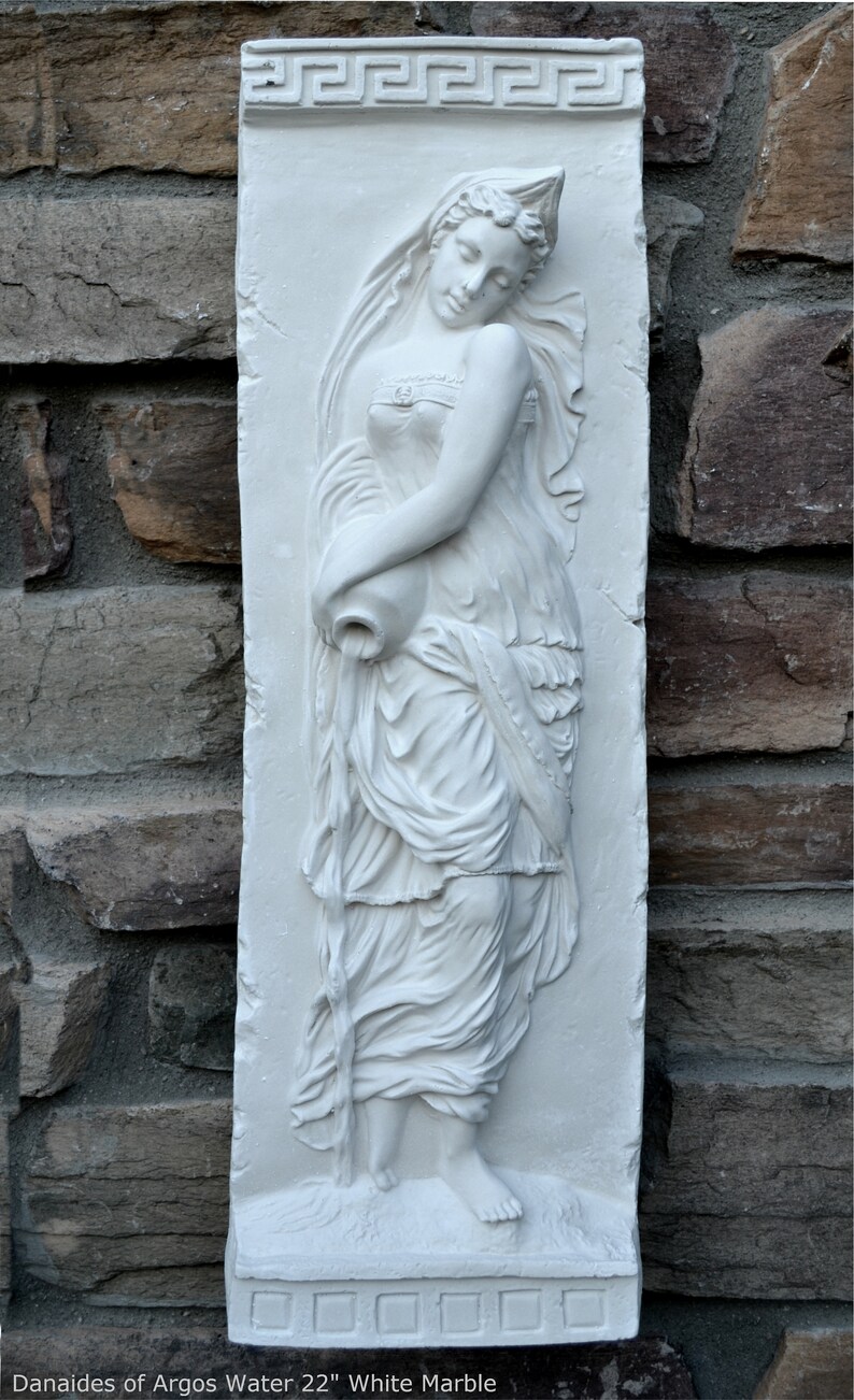 Roman Greek Carved Nymph Fountain of Innocents Danaides of Argos Water ...